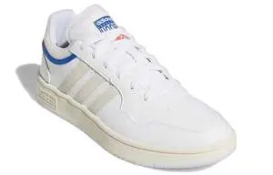 Adidas Hoops 3.0 Low Top Sneakers - White/blue