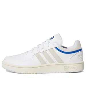 Adidas Hoops 3.0 Low Top Sneakers - White/blue