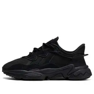 Adidas Ozweego Lace-up Sneakers - Core Black/core Black/silver Metallic