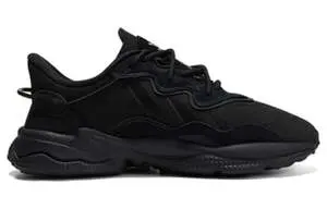 Adidas Ozweego Lace-up Sneakers - Core Black/core Black/silver Metallic