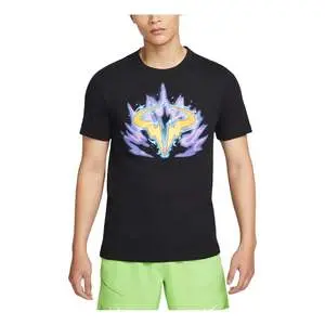 Nike Nikecourt Dri-fit Rafa Tennis T-shirt Asia Sizing - Black