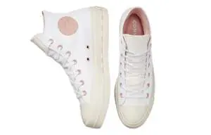 CONVERSE Chuck Taylor All Star Lift High Top Sneakers - White/pink