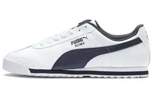 PUMA Roma Basic Low Top Sneakers - White/blue