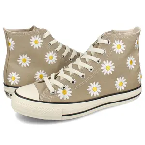CONVERSE Chuck Taylor All Star High Top Floral Sneakers - Beige/white