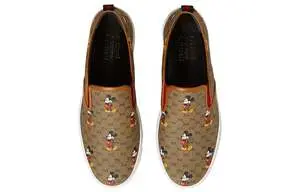 Gucci Disney X Gg Supreme Slip-on 'mickey Mouse - Brown