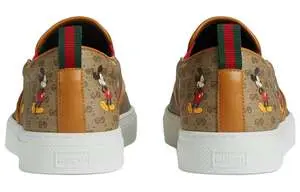 Gucci Disney X Gg Supreme Slip-on 'mickey Mouse - Brown