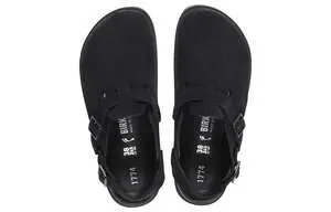 BIRKENSTOCK Tokio Suede Sandals - Black