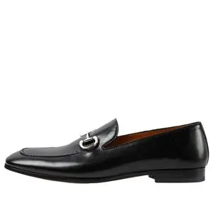 Gucci Gucci Horsebit Loafers Black/silver