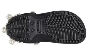 CROCS X Simone Rocha Embellished Clogs - Black