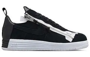 Nike Acronym X Lunar Force 1 Sp 'zip' Sneakers - Black