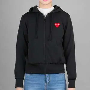 Play Comme Des Garcon Zip Hooded Jacket
