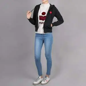 Play Comme Des Garcon Zip Hooded Jacket