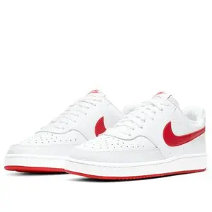 Nike Court Vision Low Sneakers - White/red