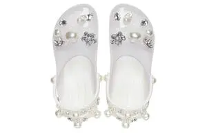 CROCS X Simone Rocha Embellished Clogs - Translucent