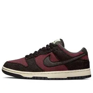 Nike Nike Dunk Low SE Fleece Sneakers Wine Red