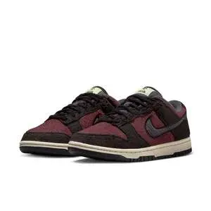 Nike Dunk Low Se Fleece Sneakers - Wine Red