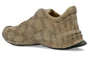 Gucci Run Sneaker Beige Ebony Monogram - Beige/ebony