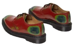 Dr. Martens X Supreme 1461 'wear Away Pack Red - Red/black