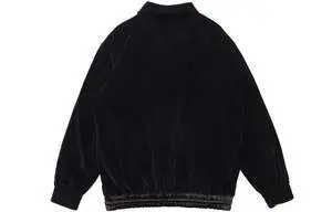 Gucci Chenille Embroidered Zip-up Jacket - Black