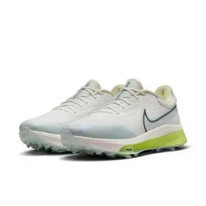 Nike Zoom Infinity Tour Next% Wide Golf Shoes - White/blue