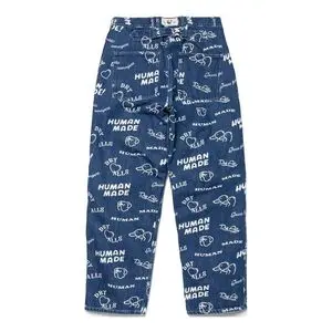 HUMAN MADE Printed Denim Baggy Jeans