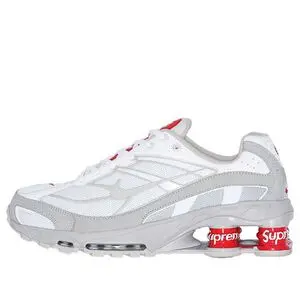 Nike X Supreme Shox Ride 2 Sp Sneakers - White/red