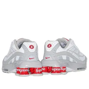 Nike X Supreme Shox Ride 2 Sp Sneakers - White/red