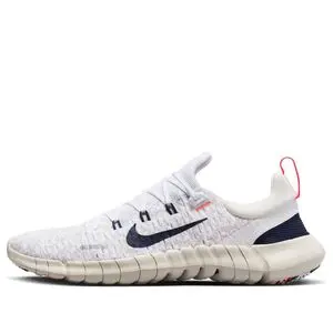 Nike Free Run 5.0 Next Nature Athletic Sneakers - White/obsidian/light Brown