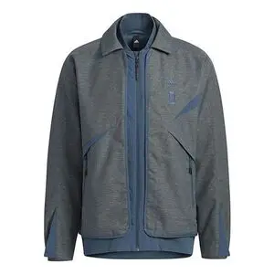 Adidas Wuji Sports Casual Jacket - Grey/teal