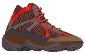 Adidas Yeezy 500 High Sumac Sneakers - Brown/orange