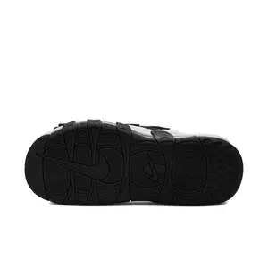 Nike More Uptempo Slides - Black/white/red