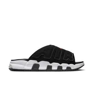 Nike More Uptempo Slides - Black/white/red