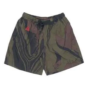 Nike Mt Fuji Printed Sports Shorts - Dark Green
