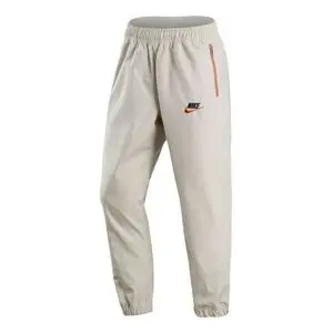 Nike Men's Nike Woven Logo Printing Sports Pants/trousers/joggers Autumn White Default Color