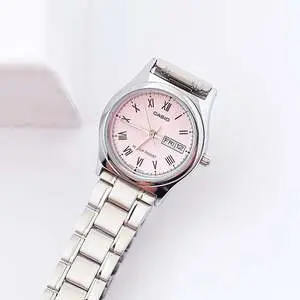 Casio Stainless Steel Analog Watch - Silver