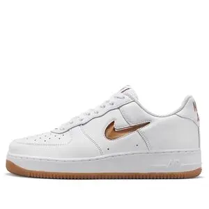 Nike Force 1 Jewel Sneakers - White/bronze/white