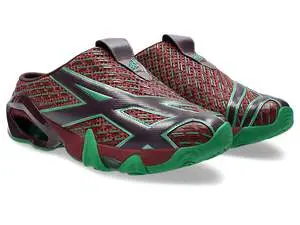 Asics X Kiko Kostadinov Novalis Gel-styrax Slip-on Sneakers - Dahlia/green