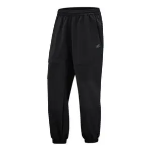 NEW BALANCE Logo Cotton Joggers Asia Sizing - Black