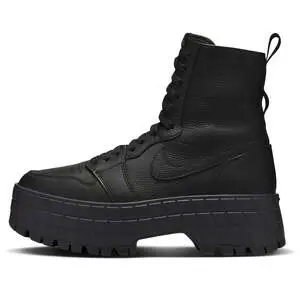 JORDAN Air 1 Brooklyn High Top Sneakers - Black/black/flat Pewter