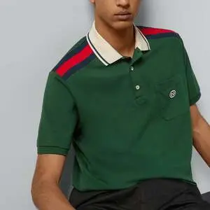 Gucci Cotton Polo With Interlocking G