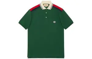 Gucci Cotton Polo With Interlocking G