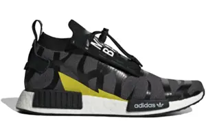 Adidas X Bape X Neighborhood Nmd_ts1 Pk 'stealth' Sneakers