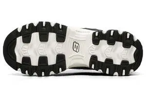 Sketchers D'lites 1.0 Low Top Chunky Sneakers - Black/white
