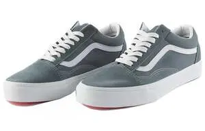 VANS Old Skool Lace Up Sneakers - Gray/white