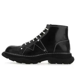 Alexander McQueen Tread Lace-up Boots - Black