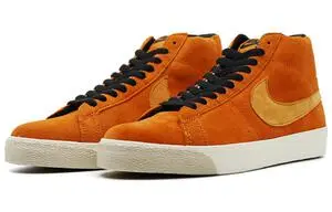 Nike Blazer Premium Sb Lance Mountain High Top Sneakers - Orange