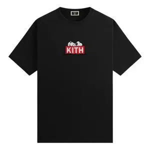 Kith For Peanuts Doghouse Classic Logo T-shirt - Black