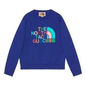 Gucci X The North Face Logo Sweatshirt - Blue