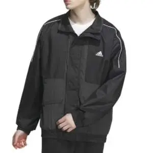 Adidas Warding Oversized Fit Woven Full Zip Jacket