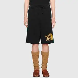 Gucci X The North Face Crossover Cotton Shorts - Black